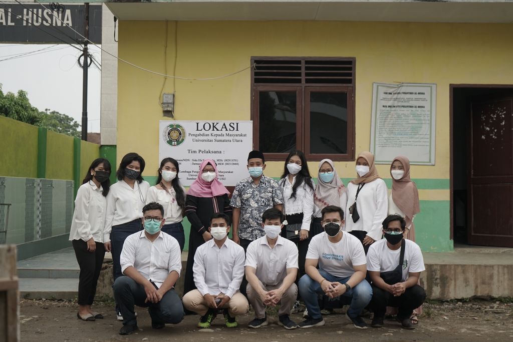 LPPM USU Lakukan Penyuluhan di Pesantren Al Husna Marendal